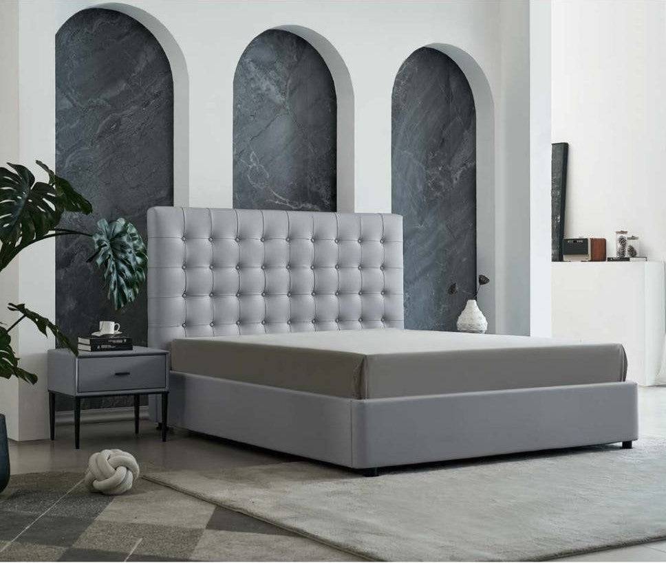 Order Bailey Bed Elegant Fabric Bed Frame - Blythe Living