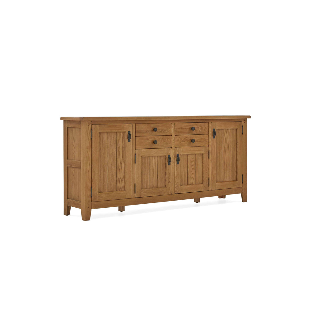 Burford Oak Extra Large Sideboard | Solid Wood Storage Unit